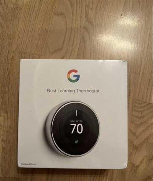 Термостат Nest Thermostat 3rd Gen Polished Steel