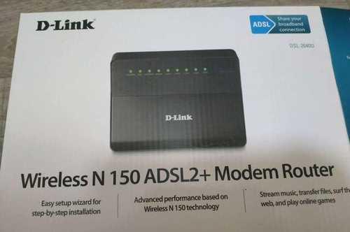 Wifi роутер D-Link Wireless N 150 Modem Router