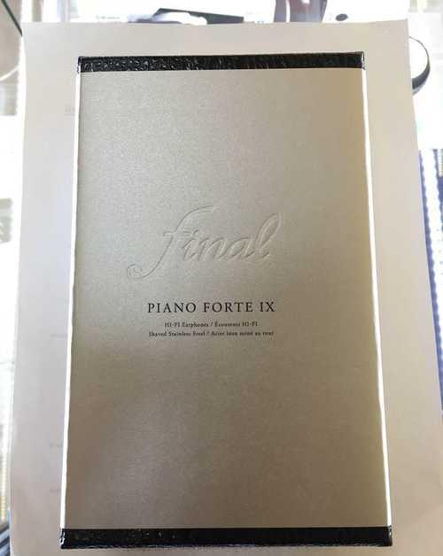 Final Audio Piano Forte lX новые