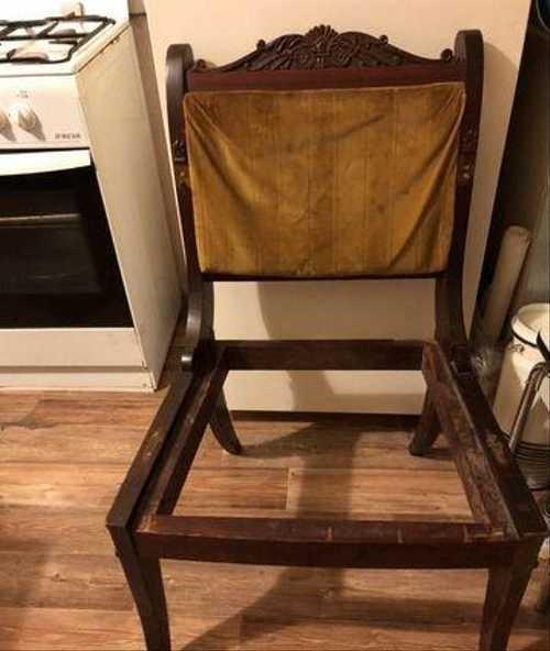 Старинный стул дубовый