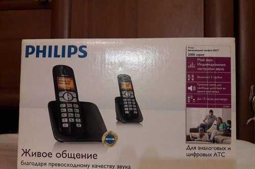Беспроводной телефон Philips dect 2000 серия