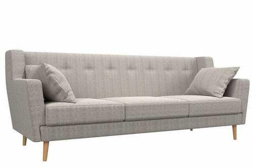 Прямой диван Брайтон 3, Рогожка, модель 109171