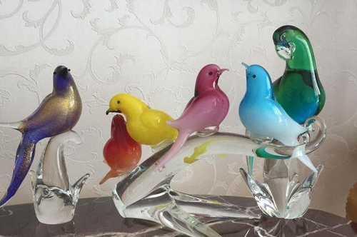 Скульптурная группа Птицы, Murano Италия
