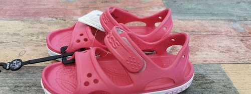 Новые сандалии crocs j1 32-33