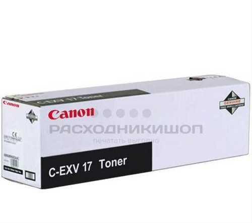 Картридж Canon C-EXV17 BK (0262B002)