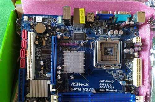 Материнская плата ASRock G41M-S3