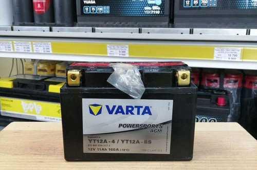 Аккумулятор Varta YT12A-BS 11Ач 160А AGM