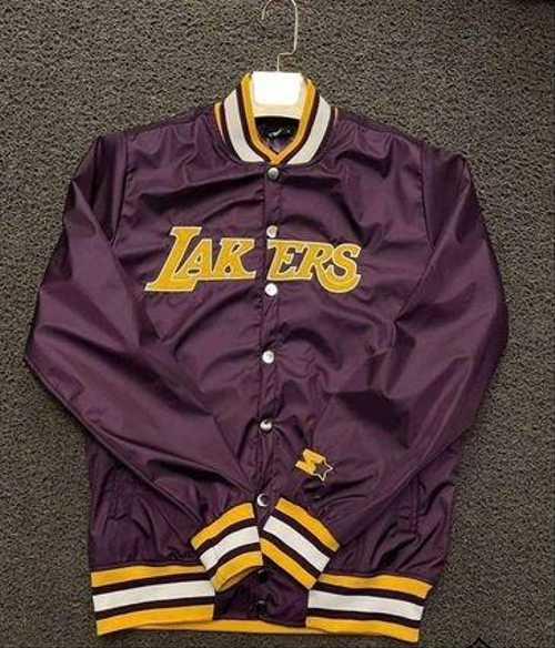 Бомбер Lakers. Мужская куртка бомбер