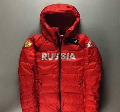 Куртка пуховик adidas Сборной команды России Корея