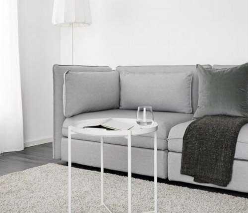 Стол сервировочный прикроватный белый IKEA Гладом