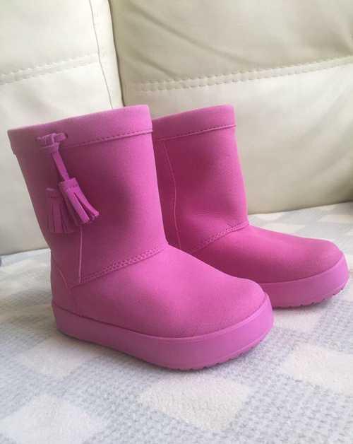 Сапожки Crocs новые