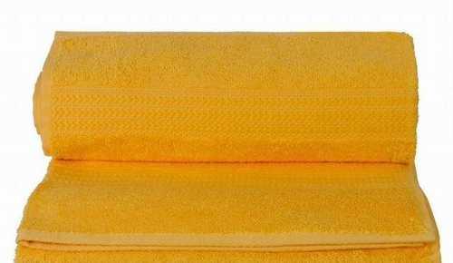 Махровое полотенце 50x90 rainbow т.жёлтый