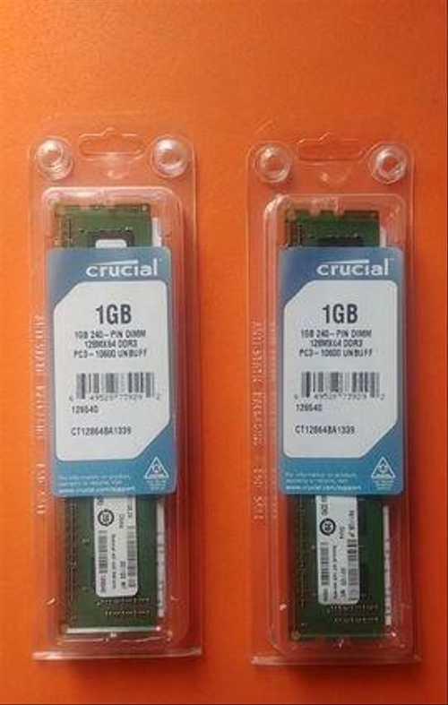 Память для PC разная DDR sdram DDR2 DDR3 Crucial