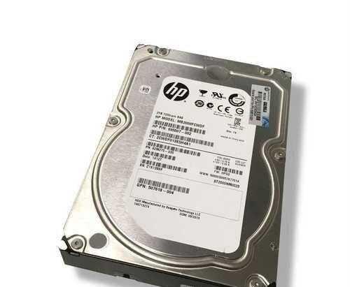 Серверные жесткие диски HP 1Tb 3.5 7.2K Б/у