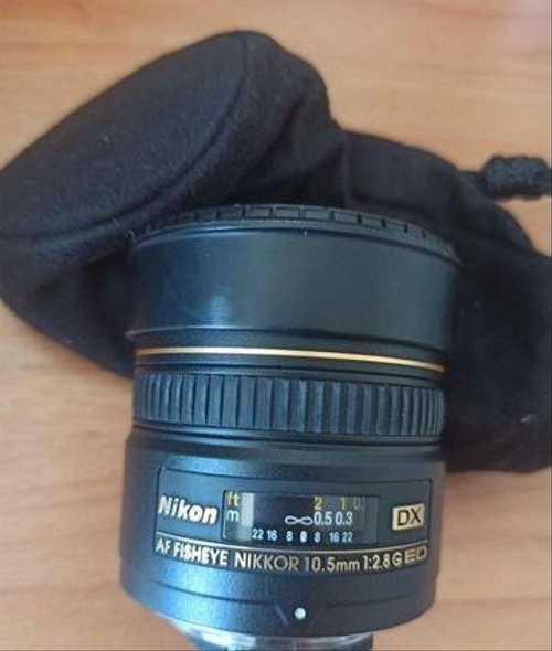 Объектив Nikon DX AF FishEye Nikkor 10.5mm f/2.8G