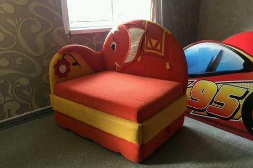 Детский диван-кровать Слоник