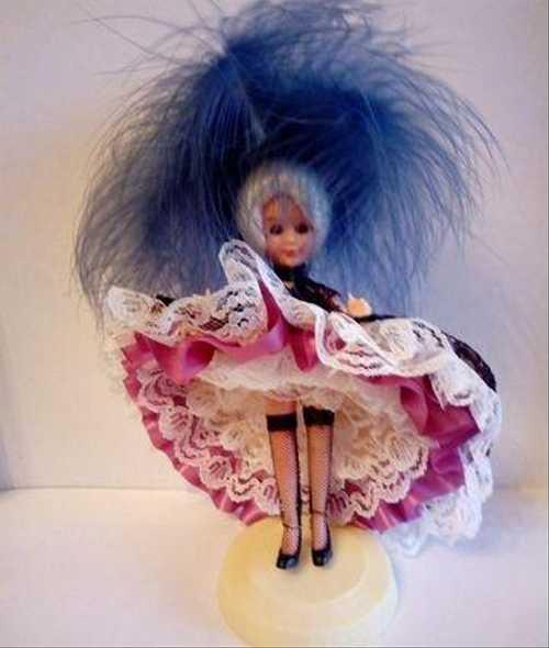 Коллекционная кукла «Танцовщица канкан» (Франция)