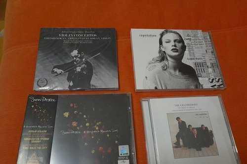 CD диски Cranberries, Snow Patrol, скрипка