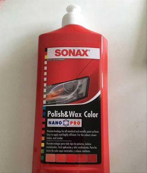 Цветная полироль Sonax