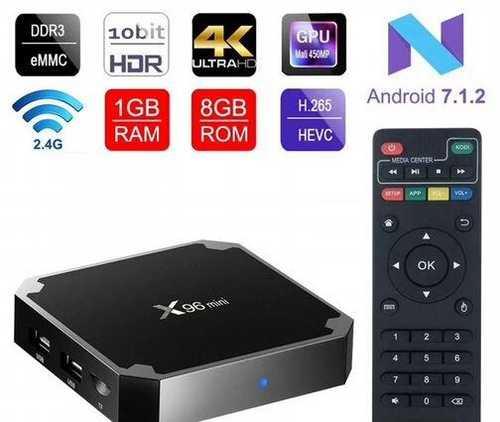 Приставка Smart TV X96mini S905W, Android TV