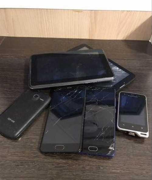 Телефоны meizu разбитые и ещё кучка