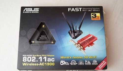 Wi-Fi адаптер Asus PCE-AC68