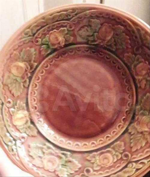 Винтажная, декоративная тарелка зик Канаково