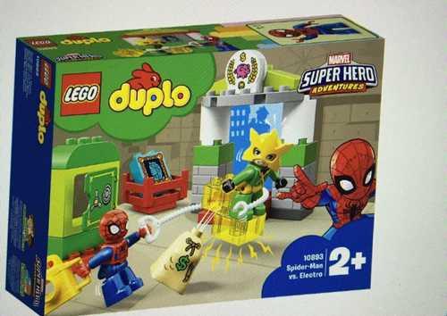 Новый 10893 Лего дупло человек-паук и Электро