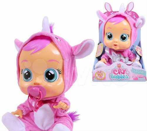 Кукла IMC Toys Cry Babies Плачущий младенец Sasha, 31 см 93744