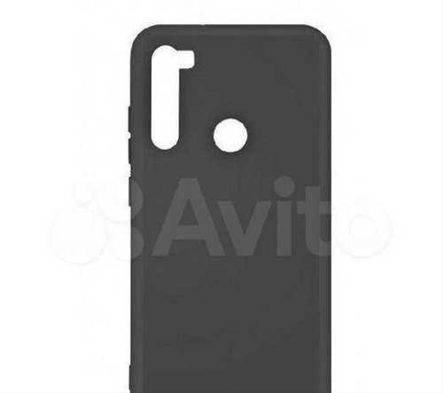Чехол Silicone для Xiaomi Redmi Note 8T Overlay (Темно-серый)