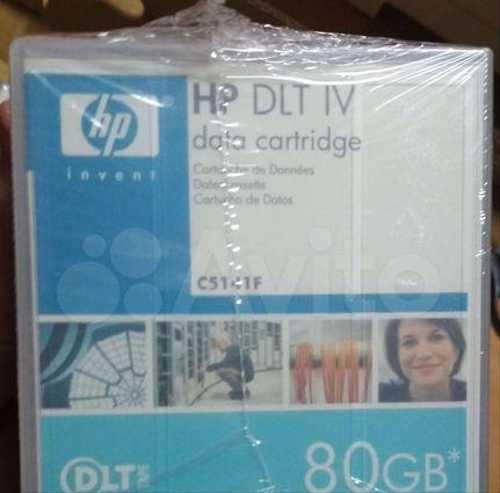 HP картридж dlttape IV data cartridge (C5141F)