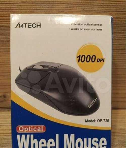 Мышь A4Tech OP-720 black