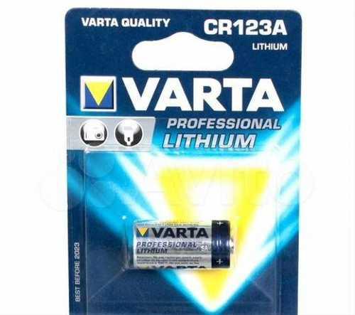 Батарейка Varta CR123A Lithium 4шт