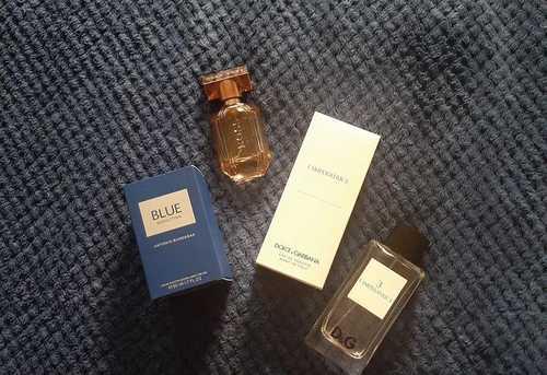 Пустые флаконы от парфюма Hugo Boss, D&G