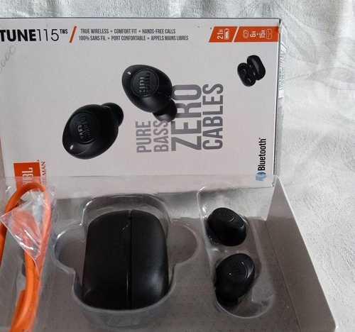 Беспроводные наушники jbl tune 115 tws