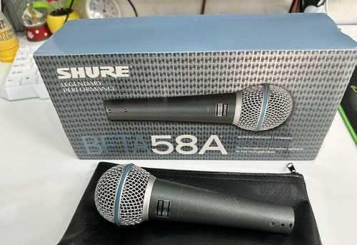 Микрофон shure beta 58a