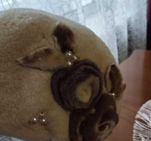 Шапка женская стриженная норка