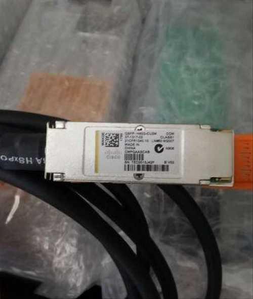 Кабель Cisco qsfp-H40G-CU3M 3 метра