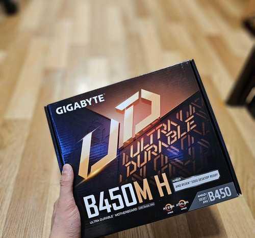 Материнская плата gigabyte b450m h