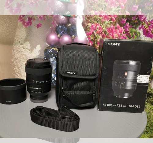 Объектив sony fe 100mm f/2.8 stf gm oss sel100f28g