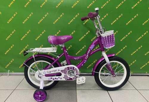Велосипед детский двухколесный zigzag girl 14"