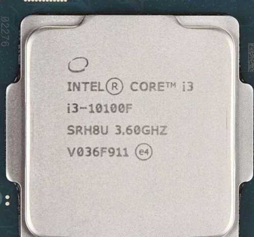 Процессор intel core i3 10100f