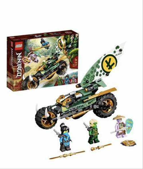 Новый Lego Ninjago Мотоцикл Ллойда для Джунглей