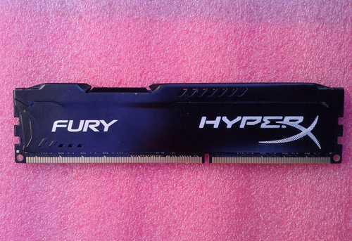 DDR3 8gb HyperX fury Black Series (HX316C10FB/8)