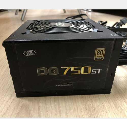 Блок питания Deepcool dq750st Gold на 750w