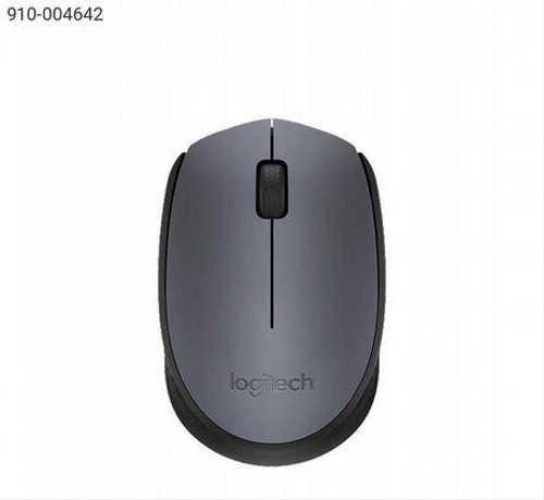 Мышь Logitech M170 Беспроводная Серый, 910-004642