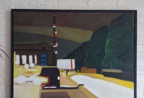 Картина "Мой город", холст, масло, 60х75, 2012 год
