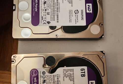 Жесткий диск wd purple 6tb