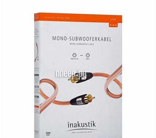 Inakustik Star Audio Cable Mono-Sub 2m 00308221