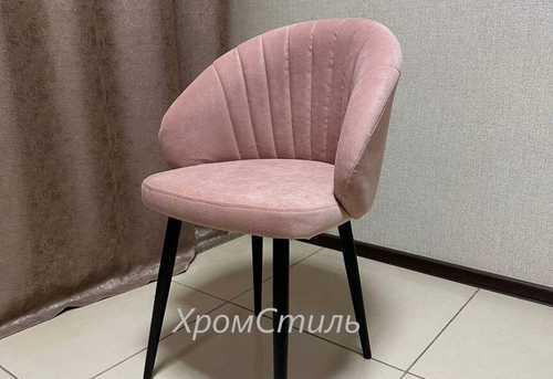 Мягкие кухонные стулья зефирки "Салерно" розовые